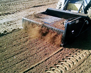 Rockaway Landscape Rake | Rock Rake for Skid Steers and Tractors