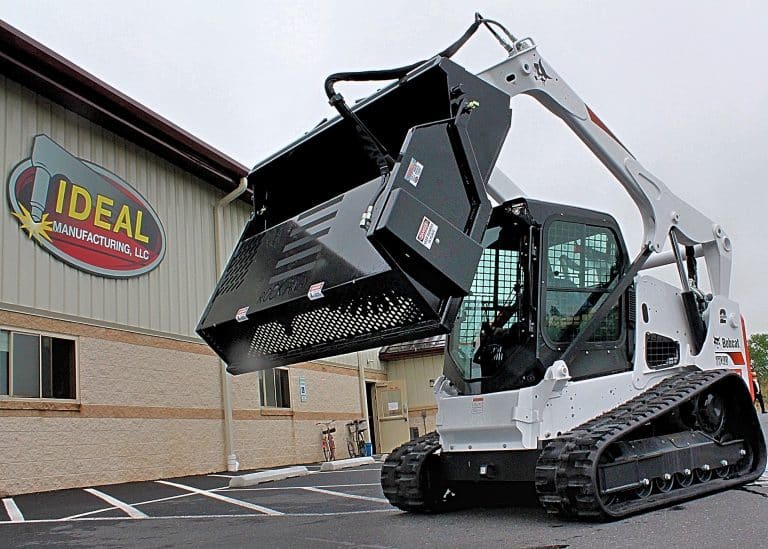 Skid Steer Rock Rake | 74" Rockaway Rock Rake Attachment