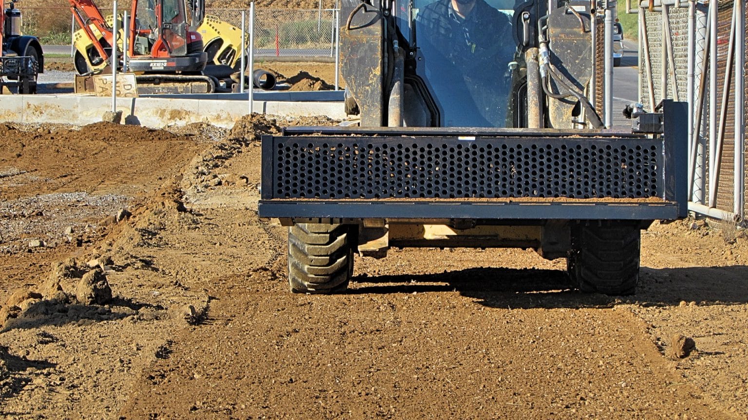 Skid Steer Rock Rake | 74" Rockaway Rock Rake Attachment