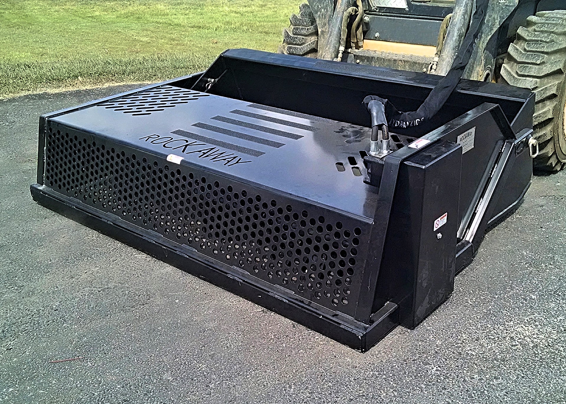 Skid Steer Rock Rake | 74" Rockaway Rock Rake Attachment