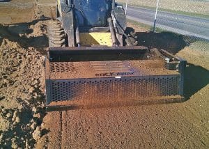 Skid Steer Rock Rake | 74" Rockaway Rock Rake Attachment