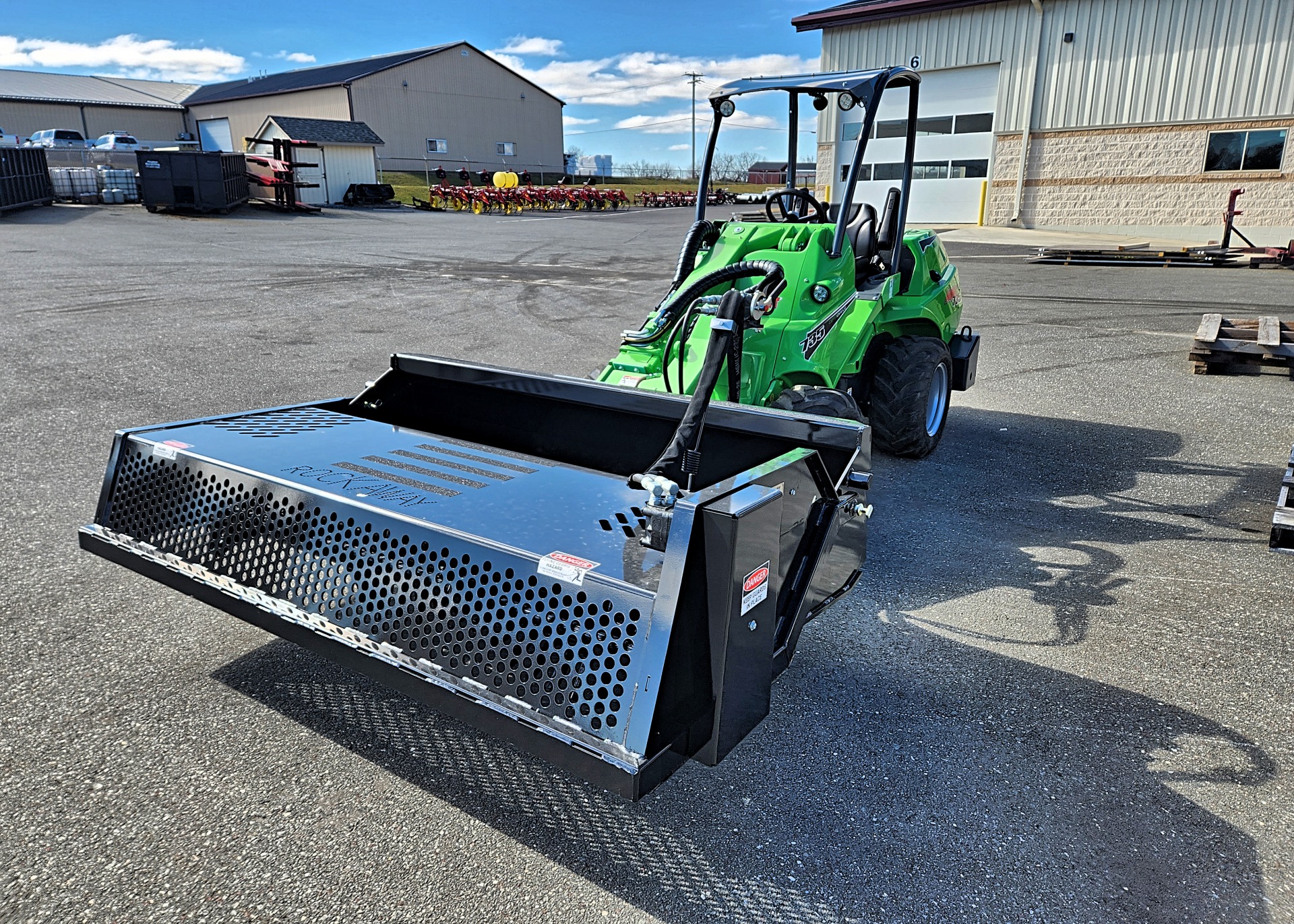 Large Landscape Rock Rake | 84" Rockaway Rock Rake