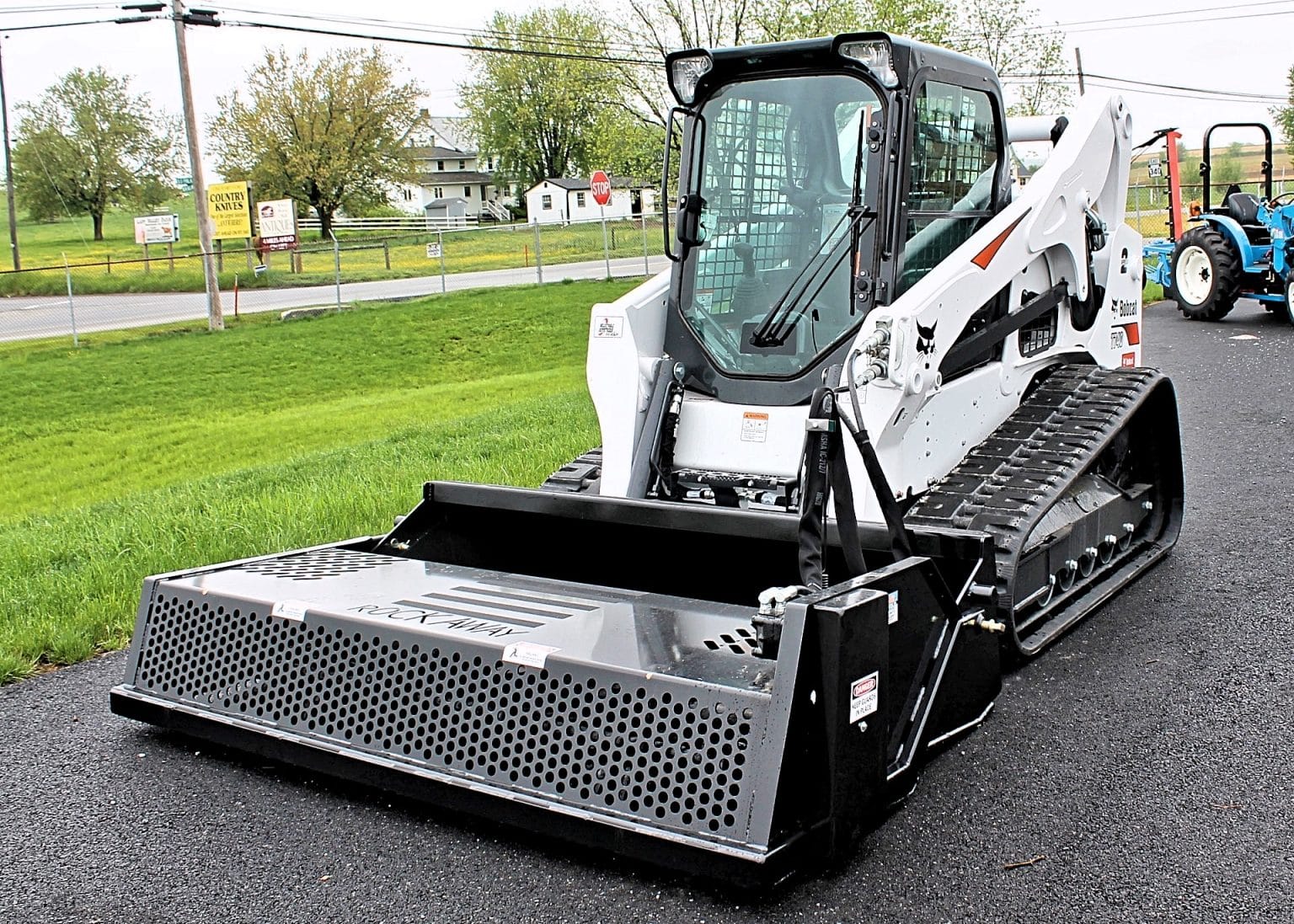 Skid Steer Rock Rake | 74" Rockaway Rock Rake Attachment