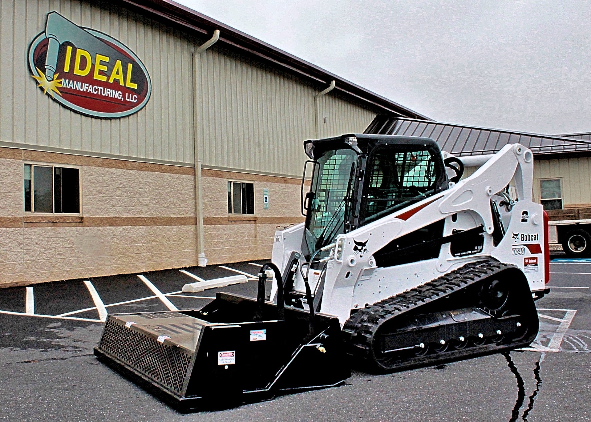 Skid Steer Rock Rake | 74" Rockaway Rock Rake Attachment