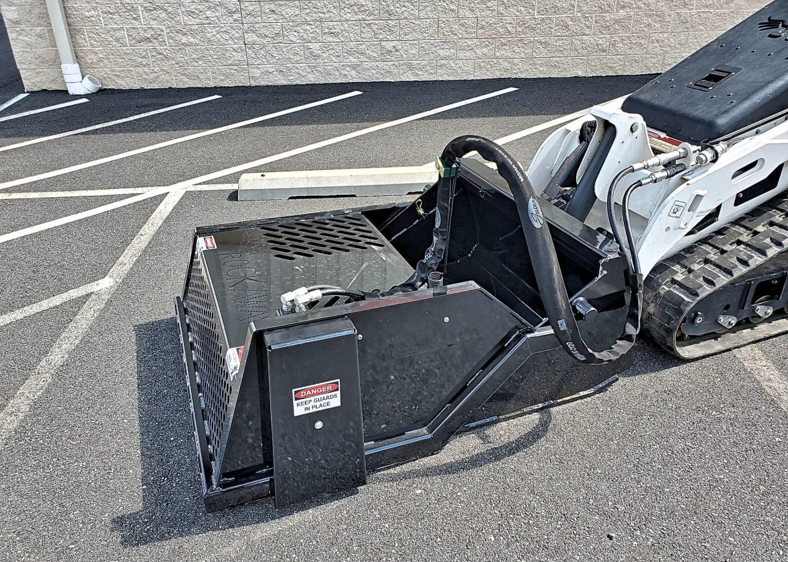 Mini Skid Steer Landscape Rake | 44" Mini Rockaway