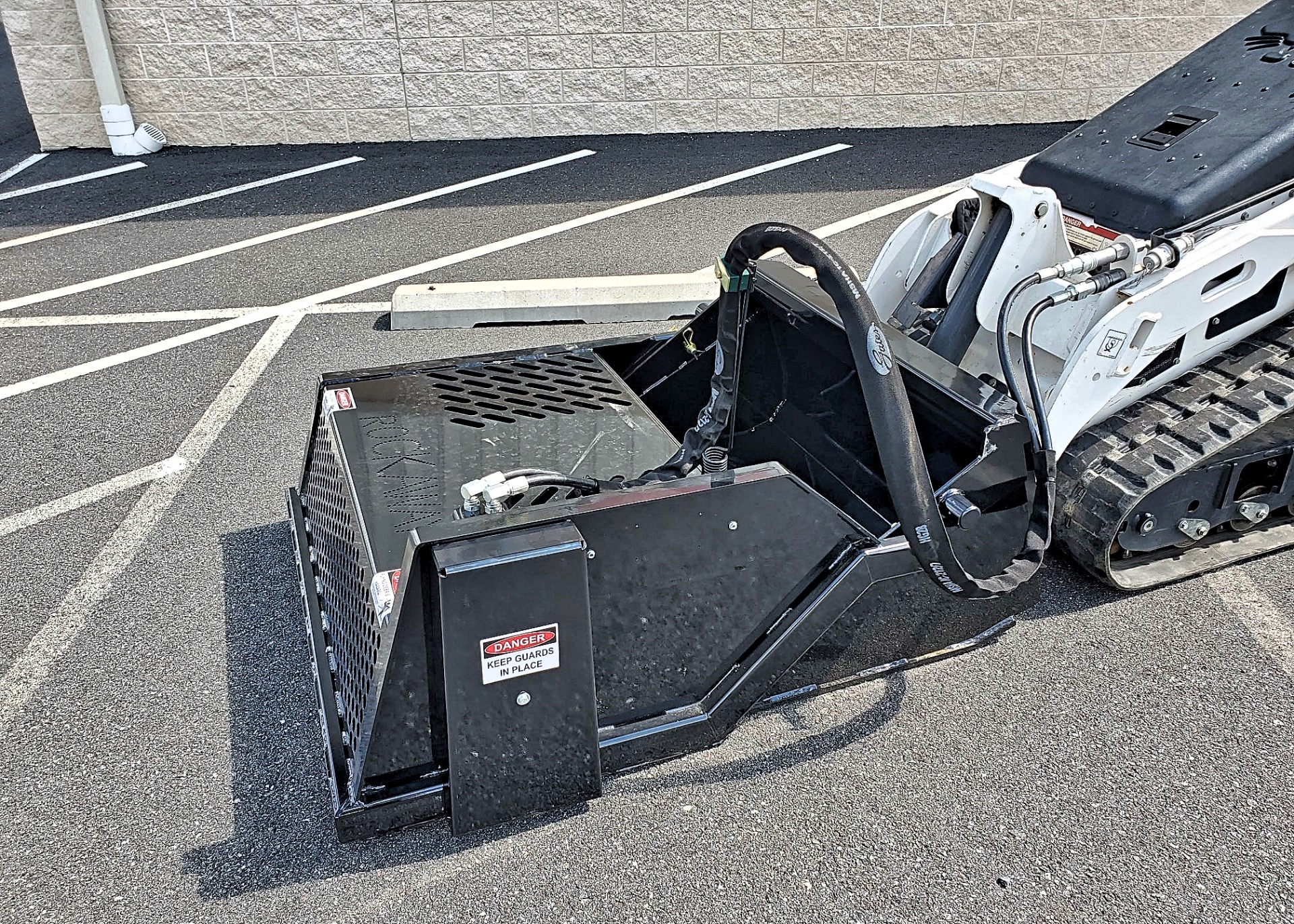 Mini Landscape Rake Attachment | 44" Rockaway Rock Rake