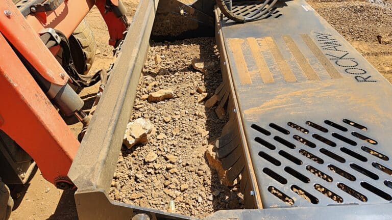 Landscape Rake With Screening Bucket | New Rockaway Upgrade