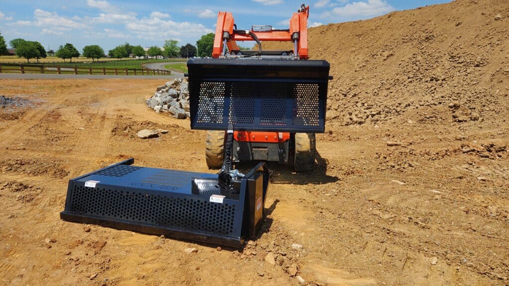 Landscape Rake With Screening Bucket | New Rockaway Upgrade