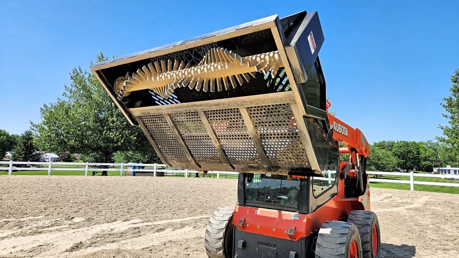 Rockaway Horse Arena Rock Picker With Screening Bucket